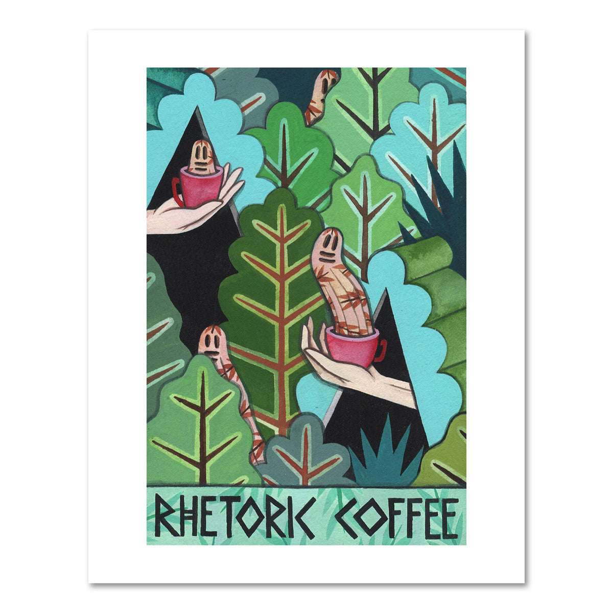 POSTER - Worms – Rhetoric Coffee